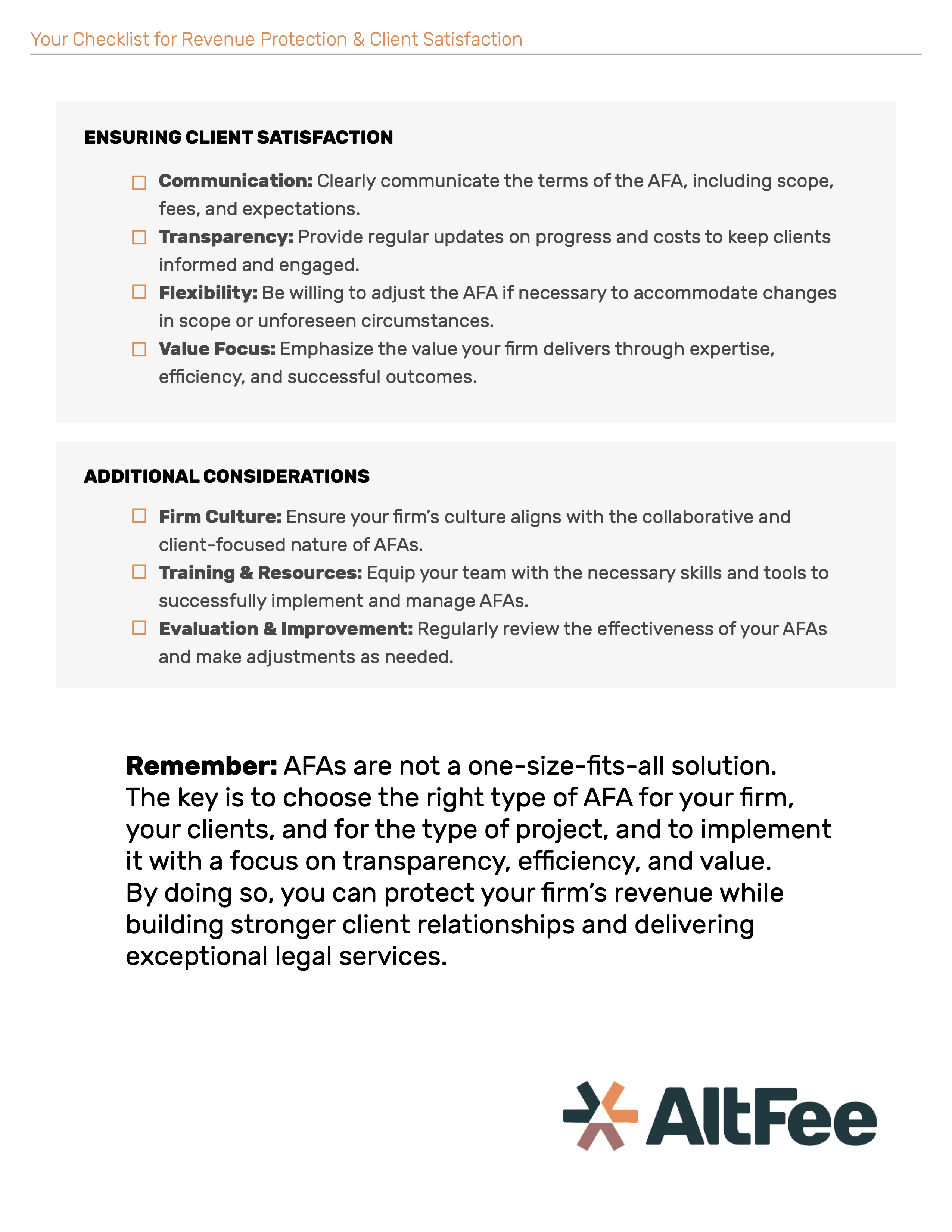 Considering Alternative Fee Arrangements? Here's What You Need to Know