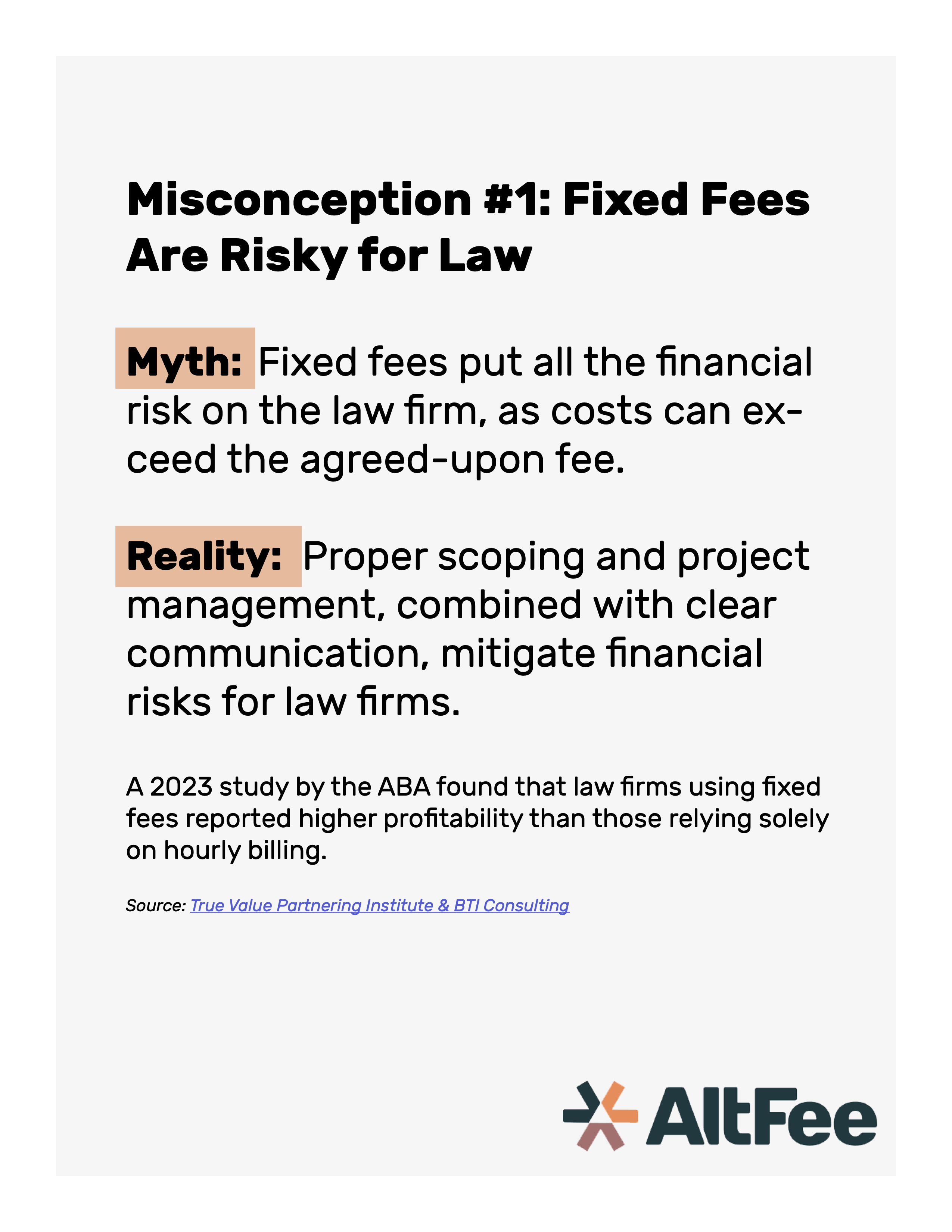 Debunking Common Misconceptions About Fixed Fee Arrangements